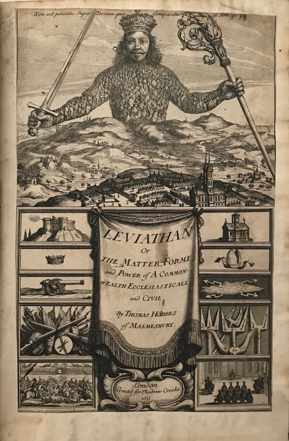 Leviathan, or The matter, forme, & power of a common-wealth ...