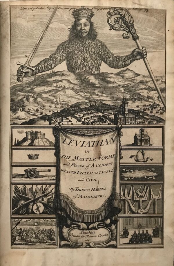Leviathan, or The matter, forme, & power of a common-wealth ...