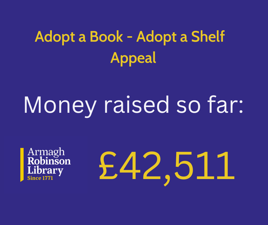 Adopt a Book - Adopt a Shelf Update - Armagh Robinson Library & No 5