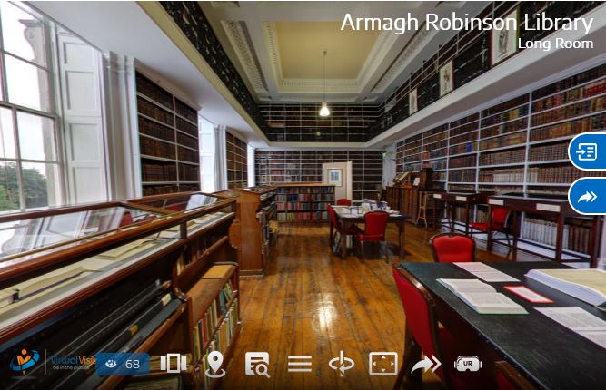 Virtual tours of Armagh Robinson Library & No 5